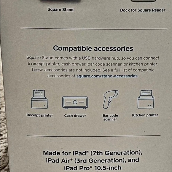 Square | Other | Square Stand For Contactless And Chip Reader | Poshmark